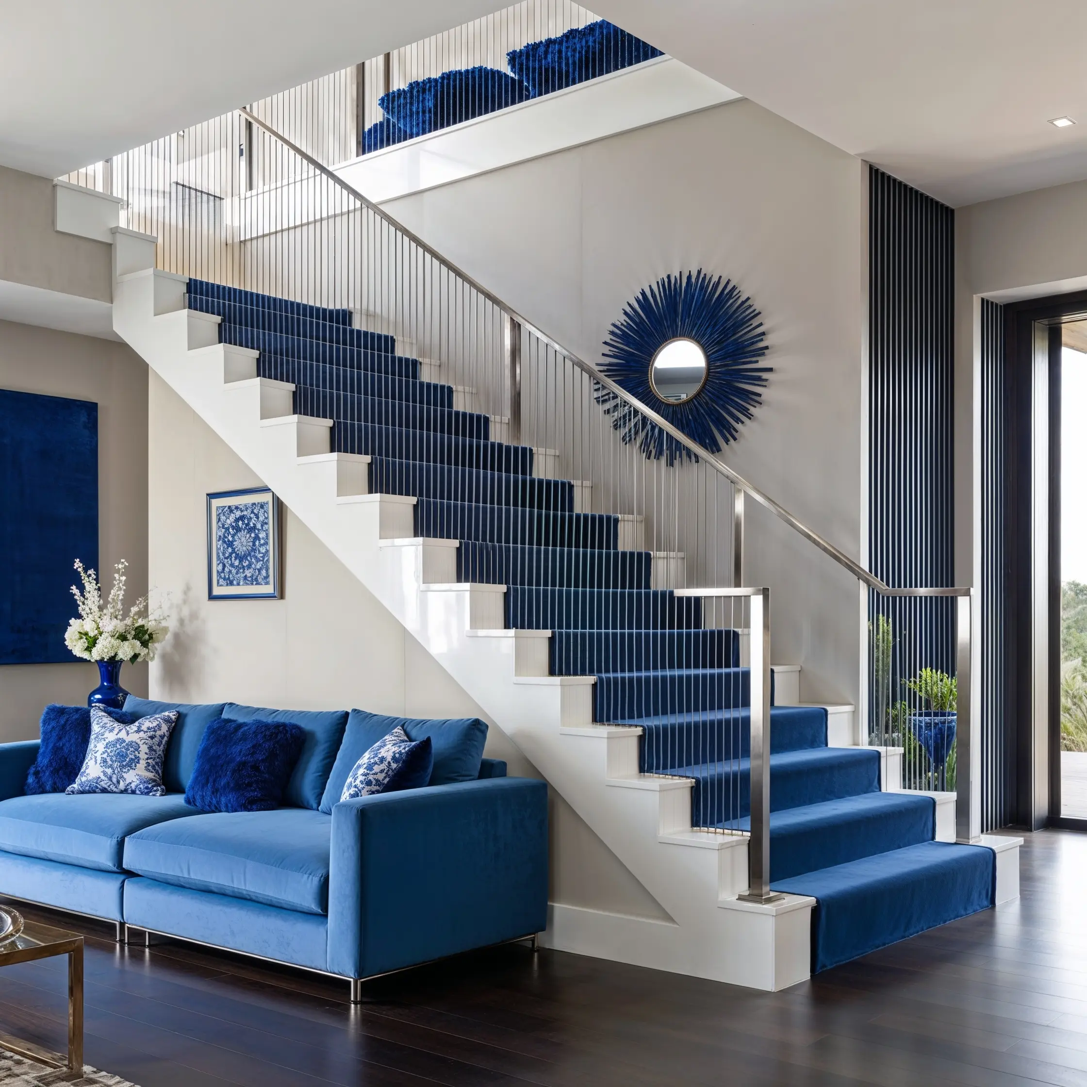 316-Grade Nylon Coated| Invisible Grills for Staircase